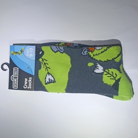 Sesame Street | Underwear & Socks | Oscar The Grouch Socks Nwt | Poshmark